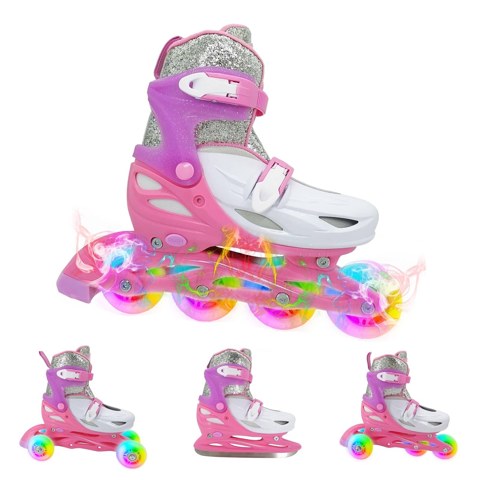 Rollers réglables 4 en 1 pour enfants • Enfant World