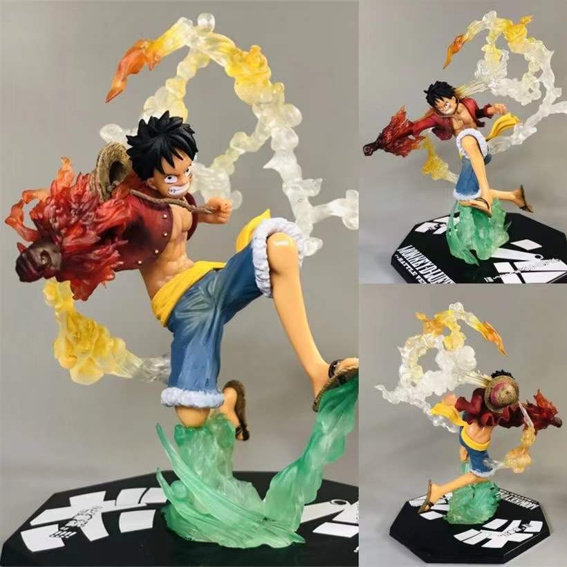 Figurine One Piece Monkey D. Luffy en attaque • Enfant World
