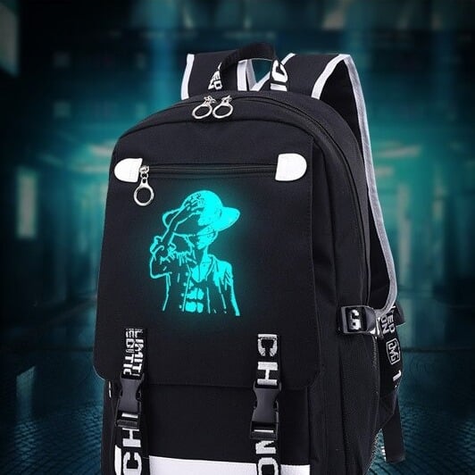 Sac à dos One Piece Monkey D. Luffy réfléchissant • Enfant World