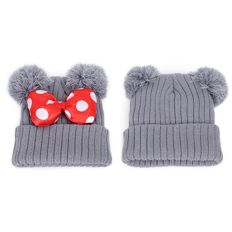 Bonnet à nœud Minnie Mouse pour enfants • Enfant World