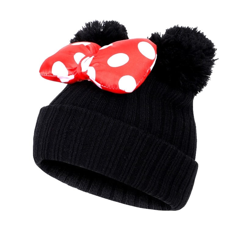 Bonnet à nœud Minnie Mouse pour enfants • Enfant World