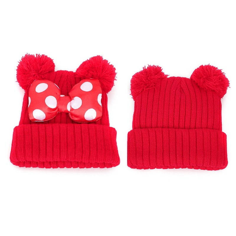 Bonnet à nœud Minnie Mouse pour enfants • Enfant World