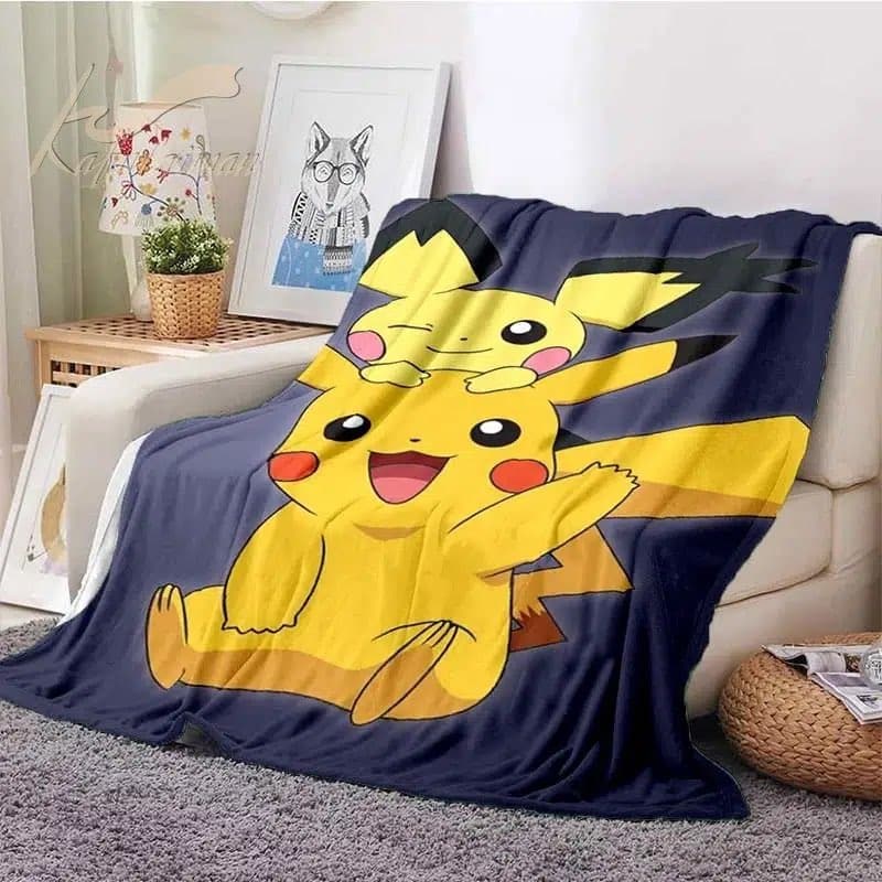 Plaid Pokémon Pichu et Pikachu pour enfants • Enfant World