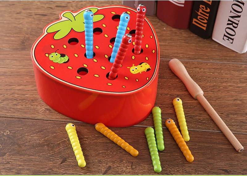 Jouets Montessori ensemble de pommes et fraises pour apprendre les ...