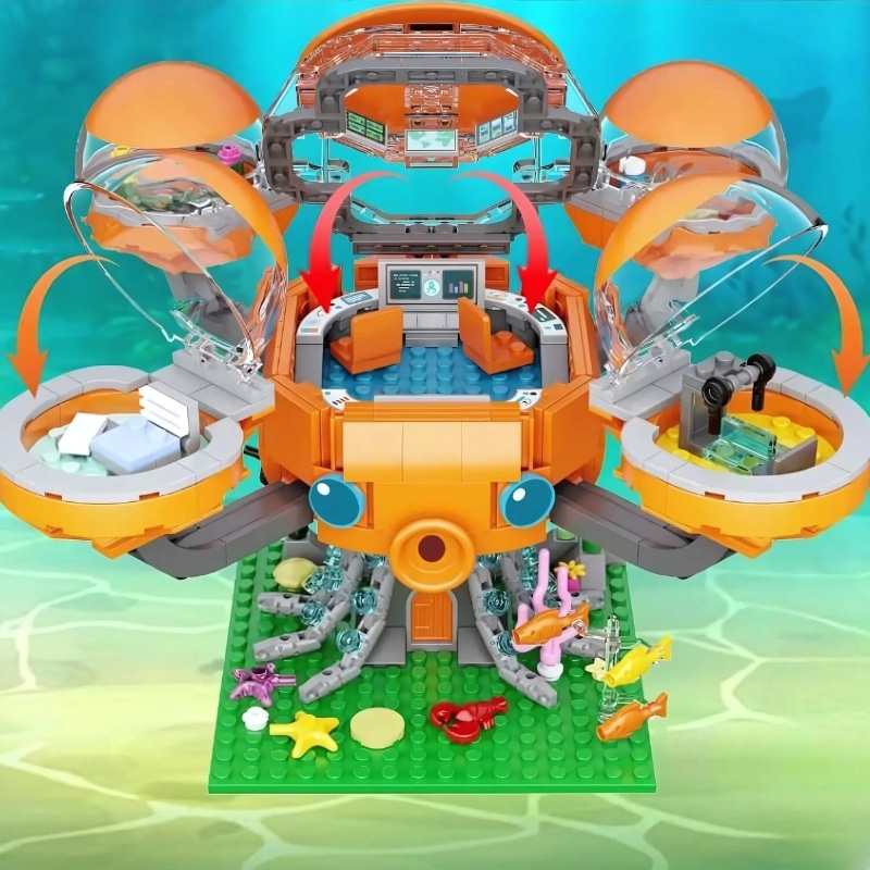 Jeu de construction la base sous-marine des Octonauts • Enfant World