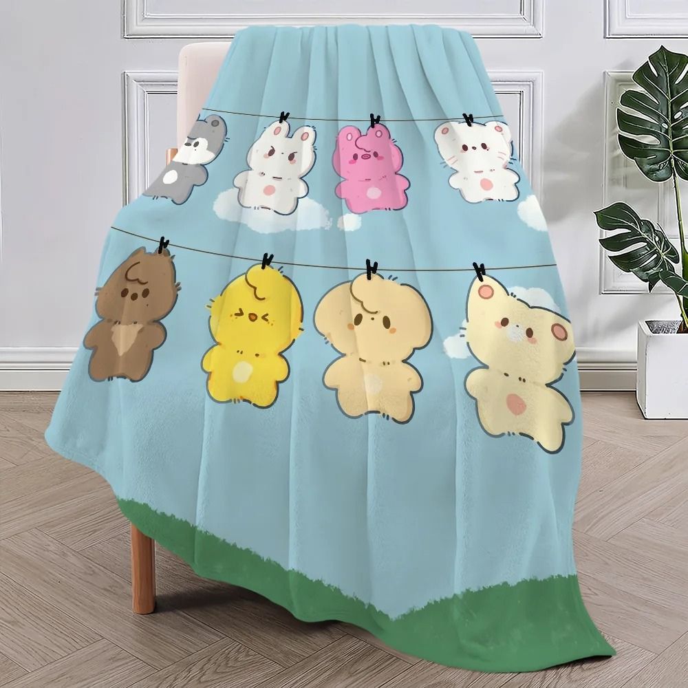 Plaid enfant Stray Kids à imprimé kawaii mignon • Enfant World