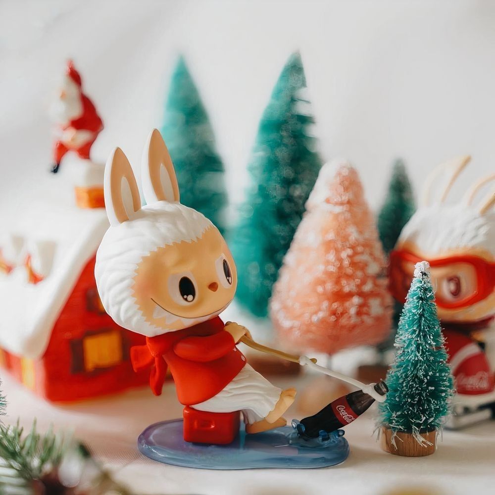 Figurines style Labubu Edition Coca-Cola - The Monsters • Enfant World
