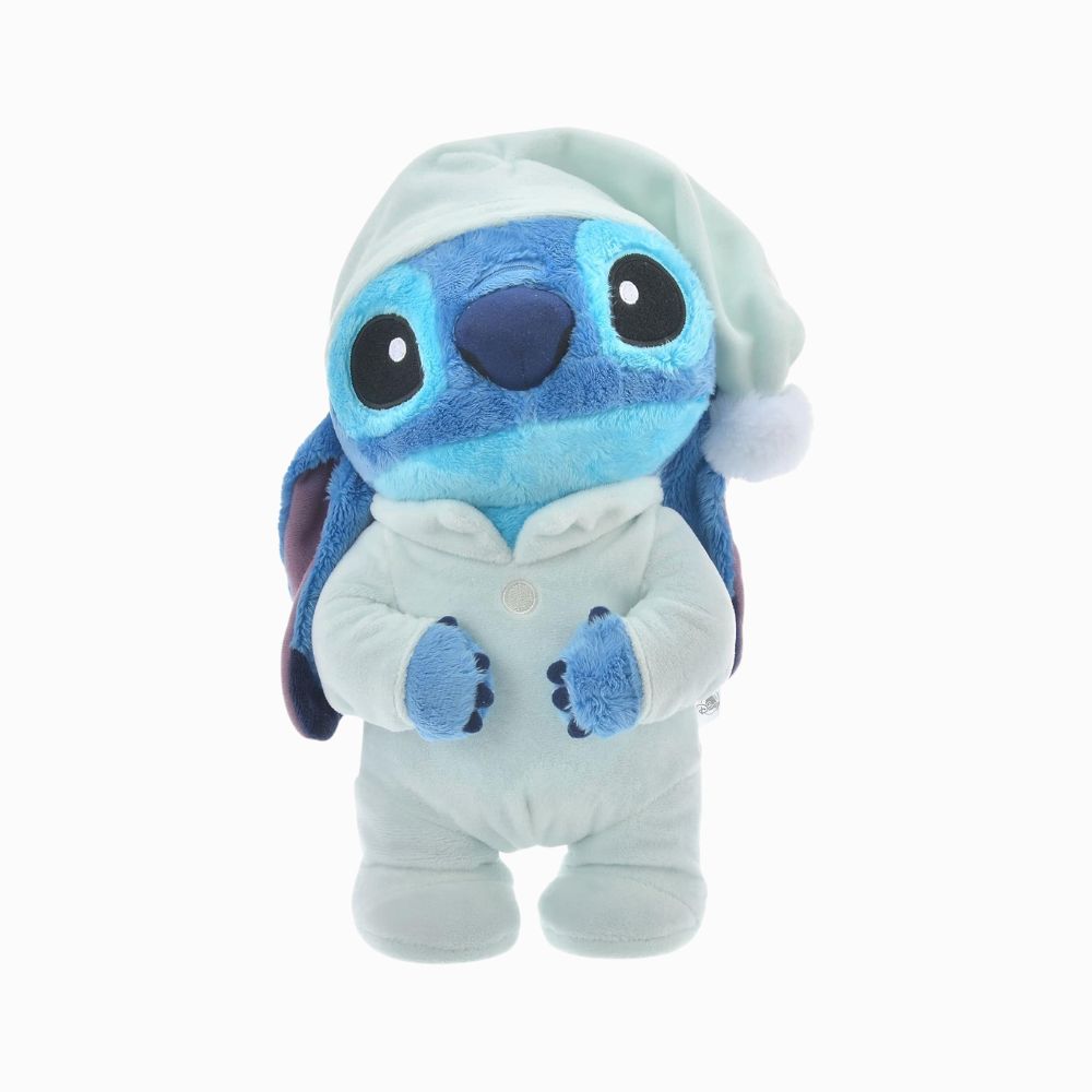 Peluche Stitch en pyjama avec bonnet de nuit • Enfant World