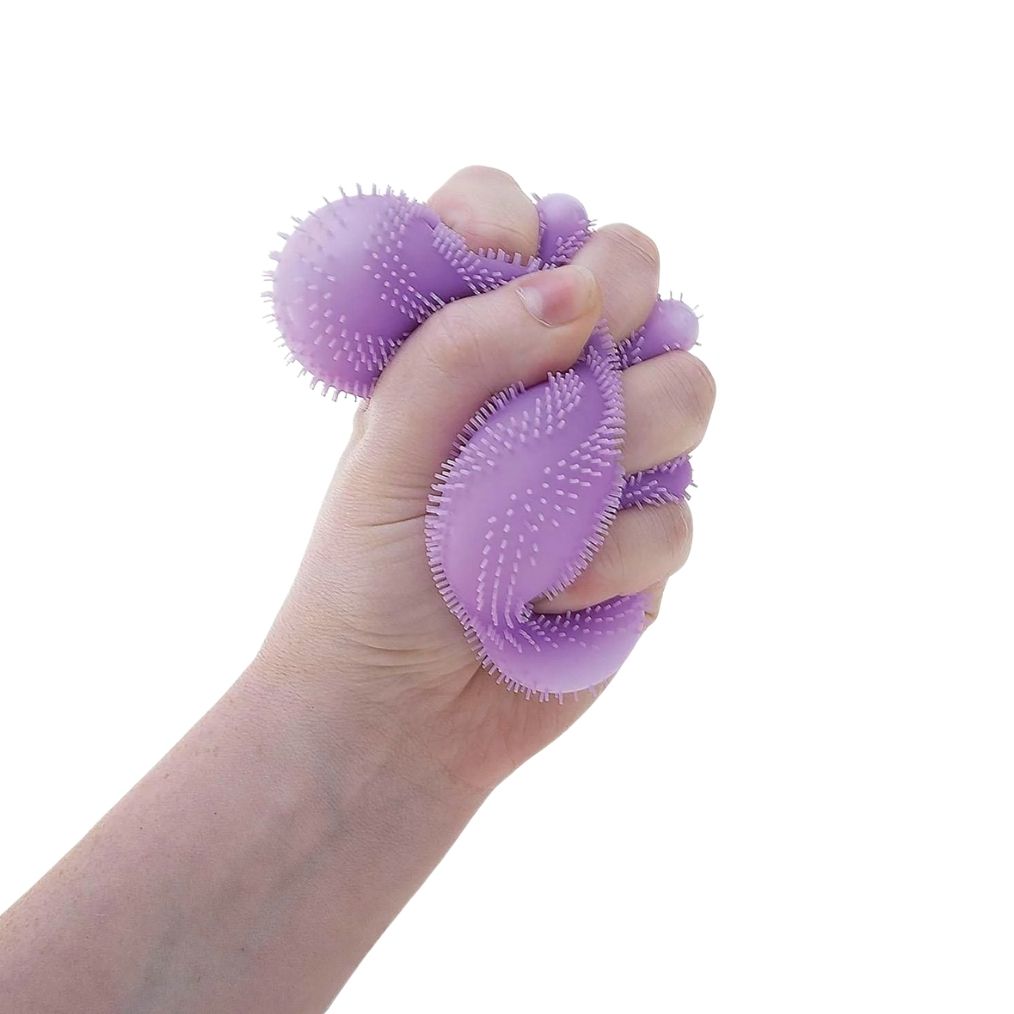 Squishy Needoh balle smiley pelucheuse, jouet anti-stress sensoriel à ...
